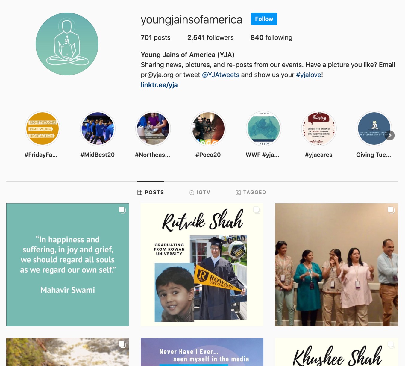 Young Jains of America (YJA)